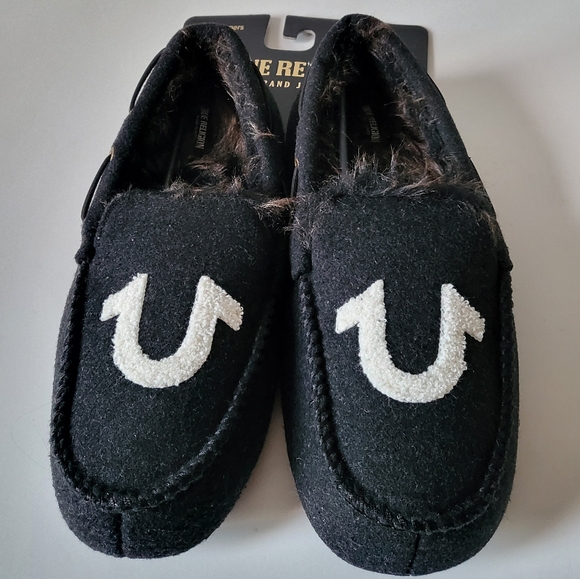 True Religion | Shoes | True Religion Mens Felt Shearling Slippers ...